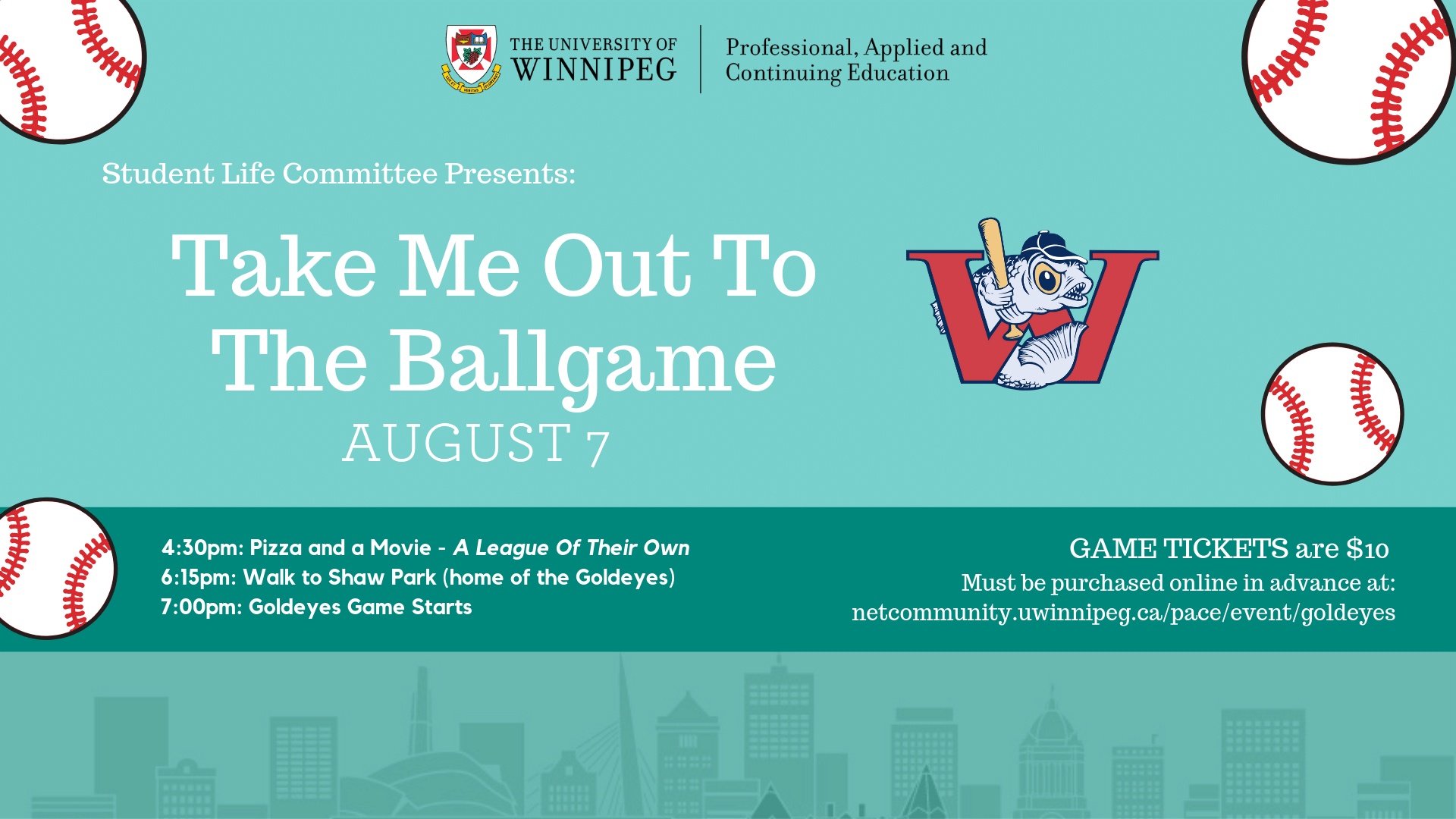 Take Me Out to the Ball Game | UWinnipeg PACE